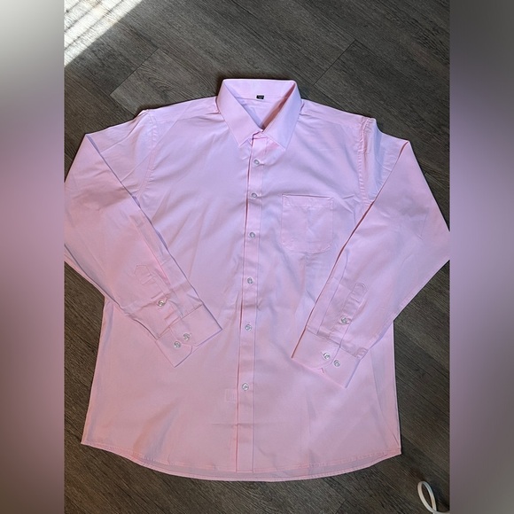 Shirts | Mens Light Pink Button Down Dress Shirt | Poshmark